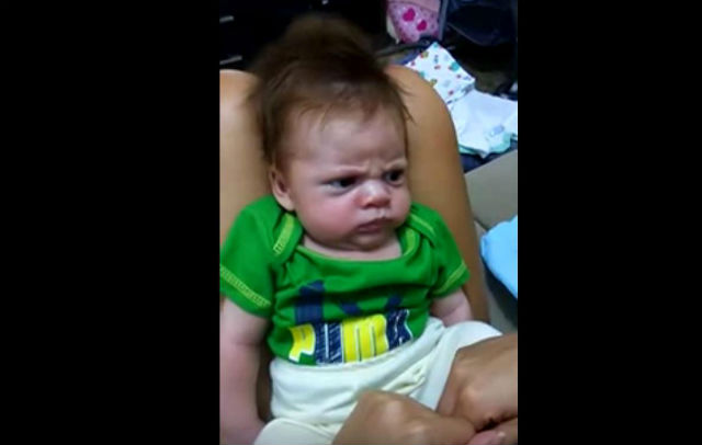 Conoce al bebé enojón que la rompe en las redes — RadioActiva 92.5