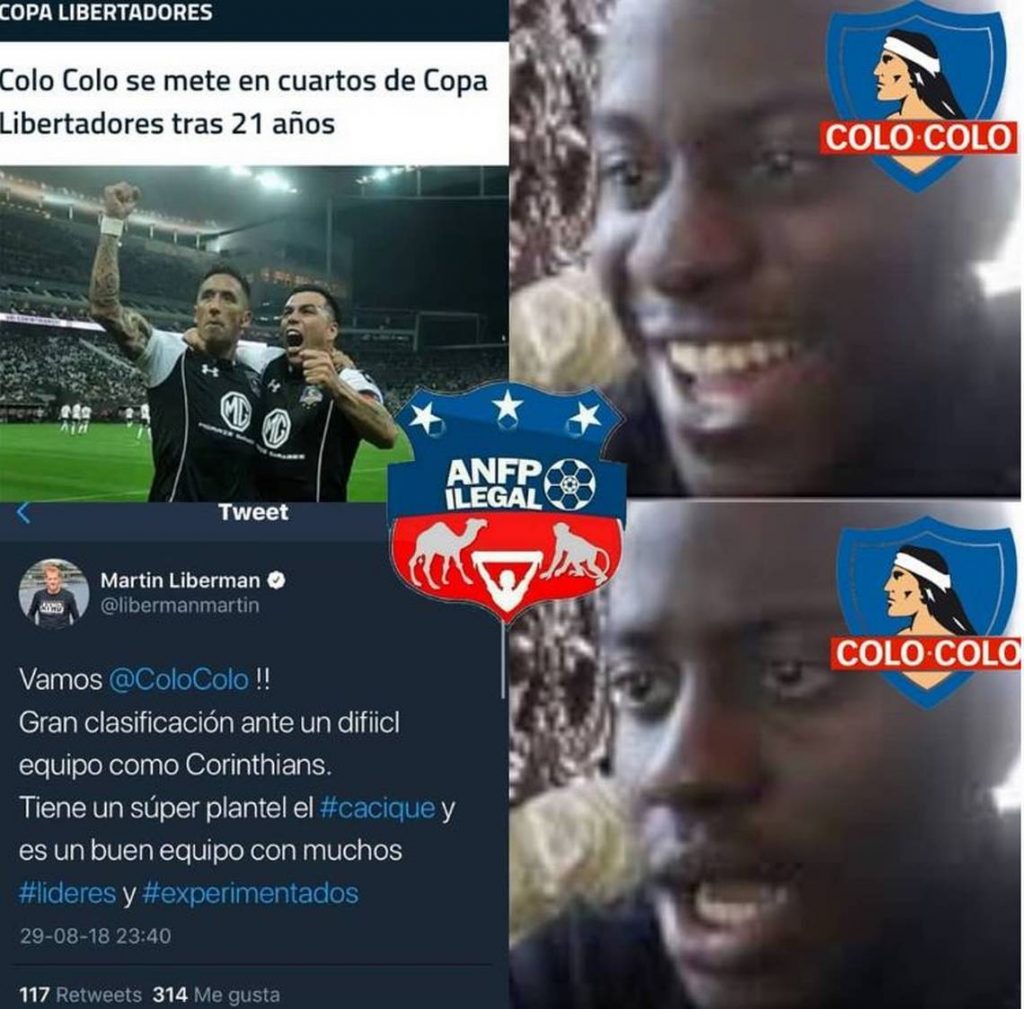 Los infaltables memes que dejó la clasificación de Colo Colo en Copa ...