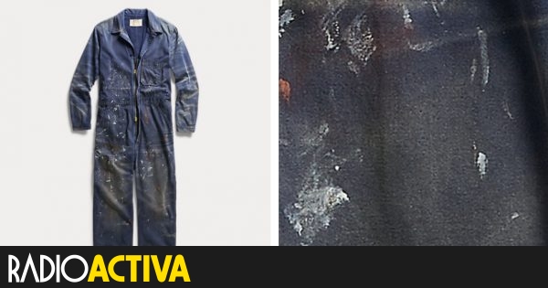 Lanzan a la venta overol manchado con pintura que cuesta más ...
