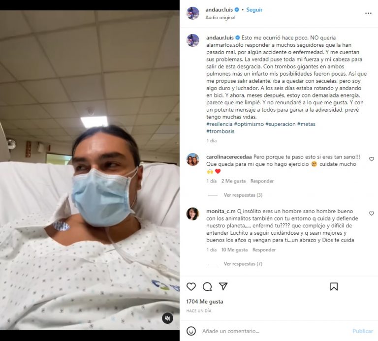 "Si muero ahora, no pasa nada": Luis Andaur revela crítico estado de ...