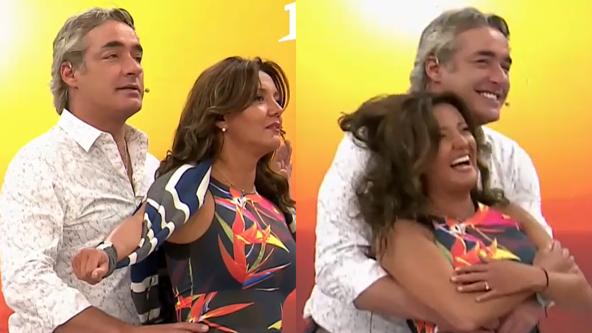 El romántico momento que protagonizaron José Luis Repenning y Priscilla Vargas en Tu Día ...