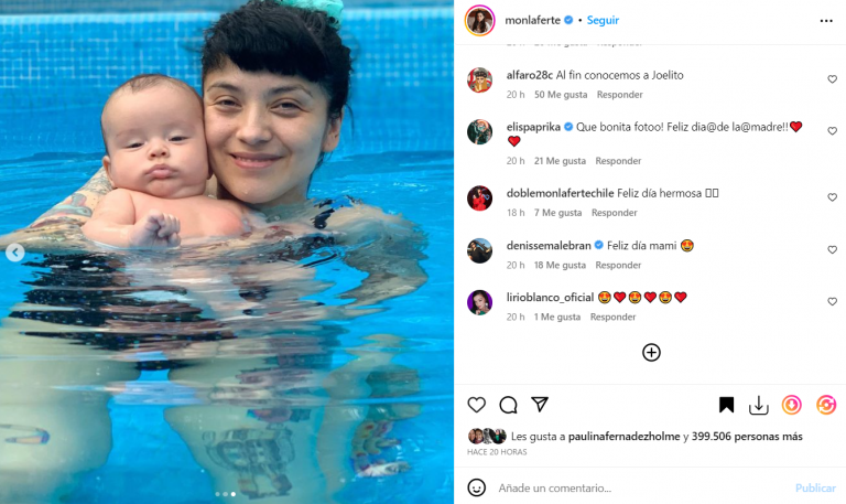 "Al fin conocemos a Joelito": Mon Laferte muestra por primera vez la carita de su hijo ...
