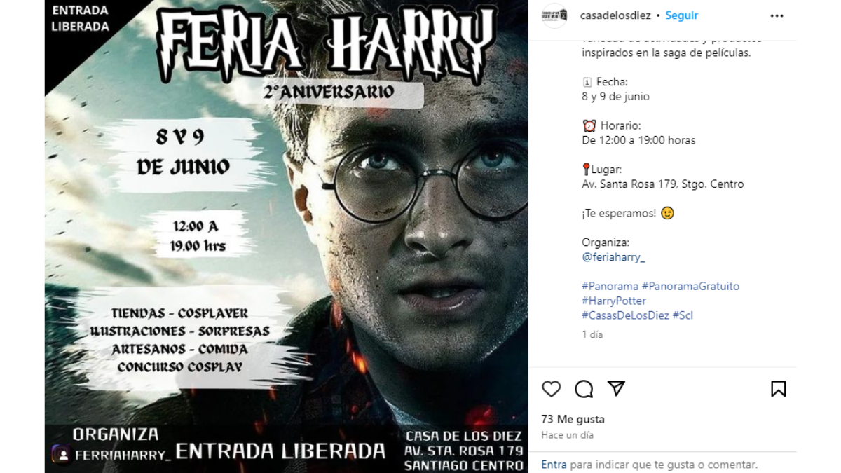¿Eres fan de Harry Potter? Este es el evento en Santiago que no te puedes perder este fin de ...