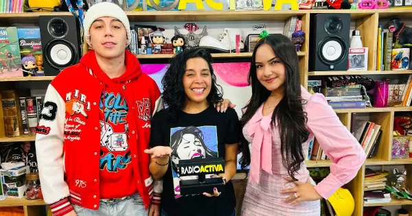 Alanys Lagos y Nickoog CLK llegaron a RadioActiva para presentar "Dime ...